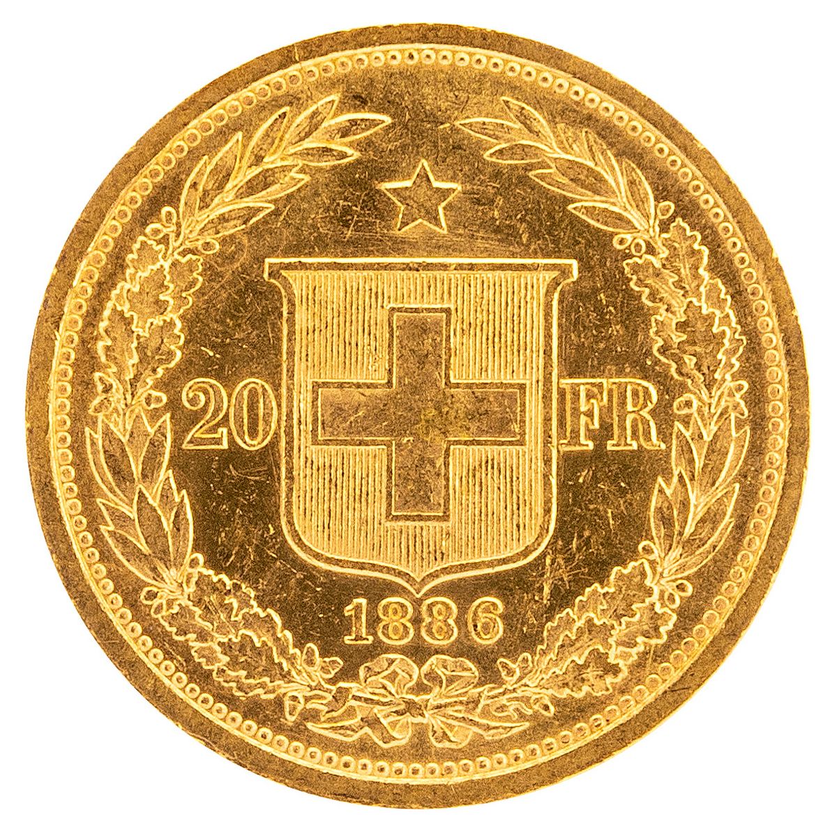 Gold Helvetia 20 FR. | SwissGoldShop