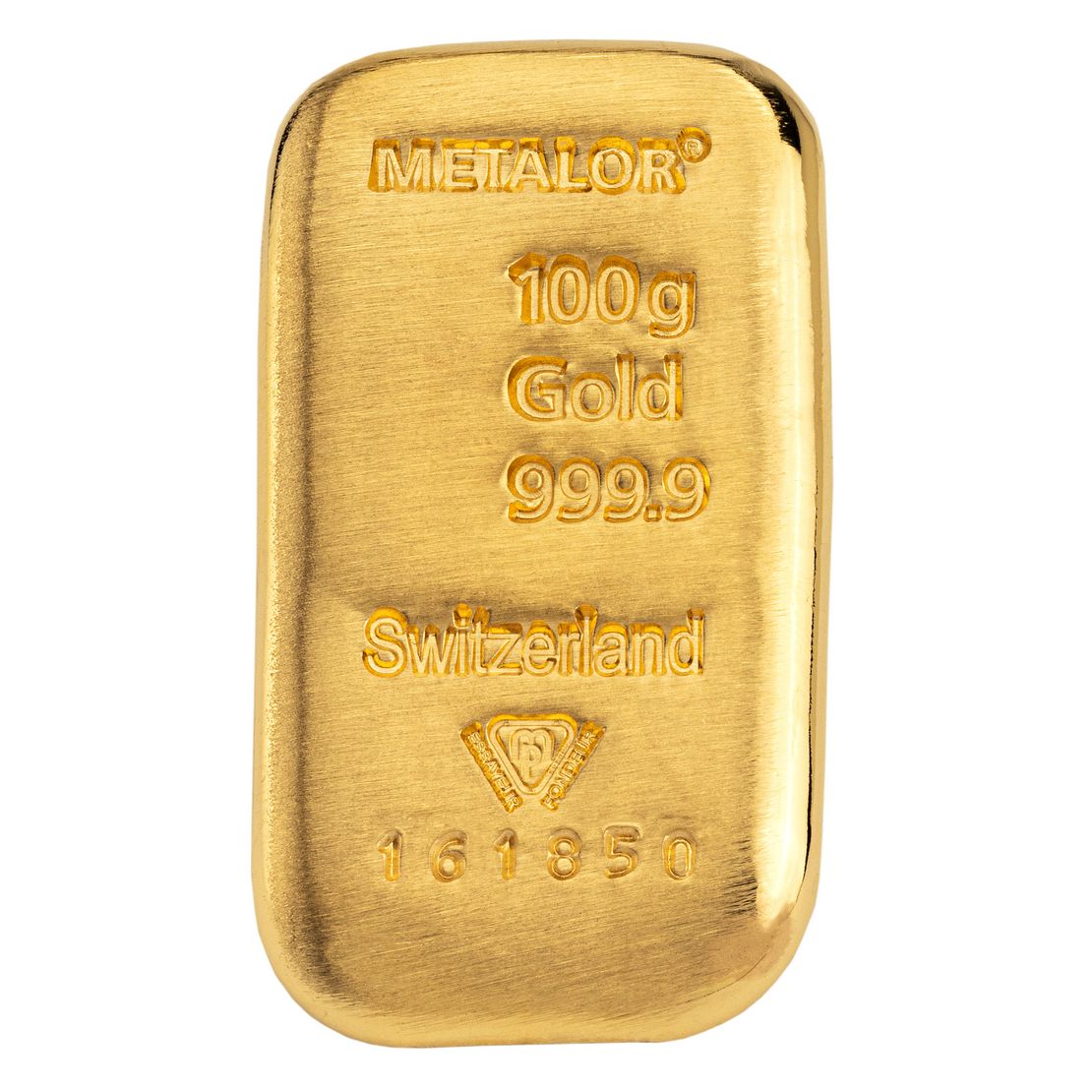 100 Gramm Goldbarren, gegossen | SwissGoldShop