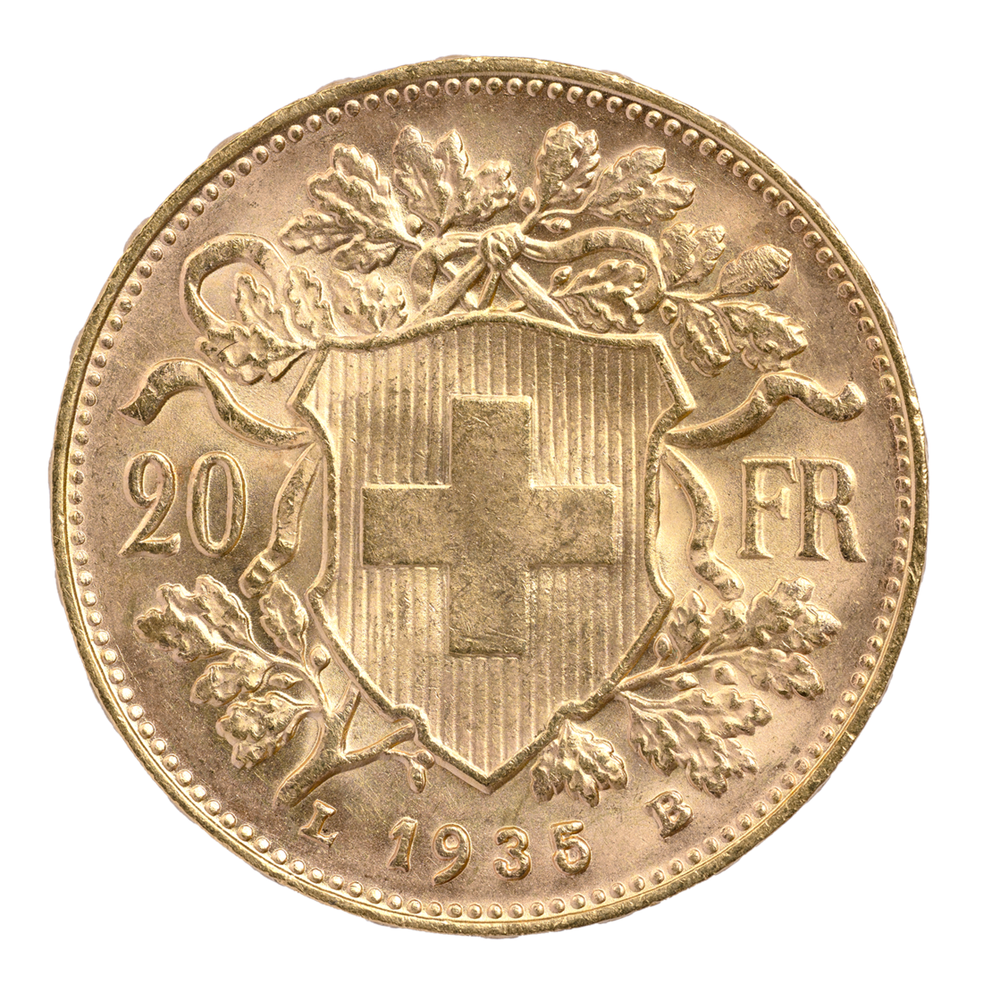 Goldvreneli 20 FR. 1935 LB | SwissGoldShop